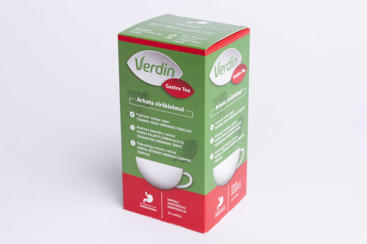 Verdin Gastro Tea packaging - Vilpak